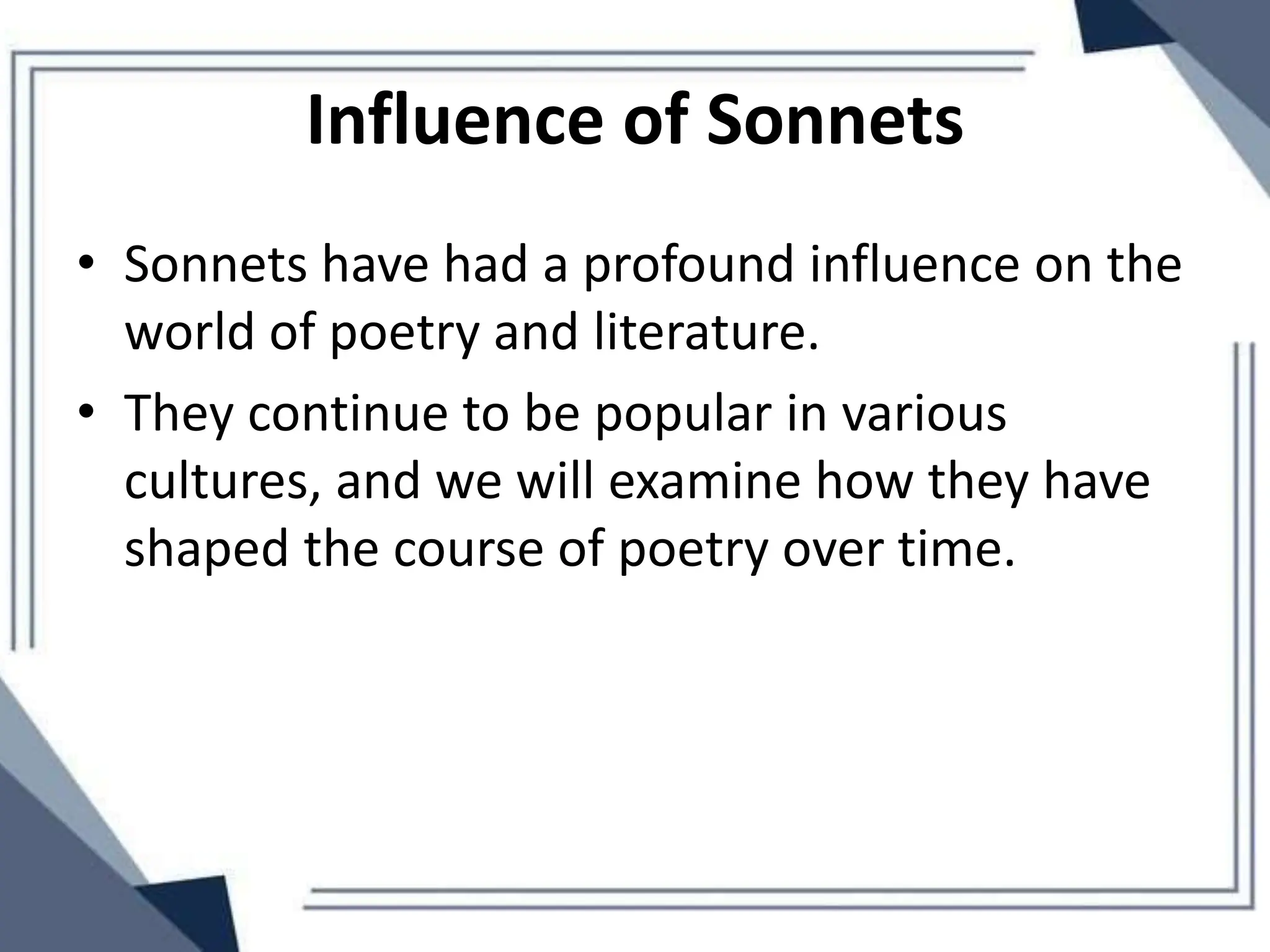 Introduction to sonnet, history, types.pptx