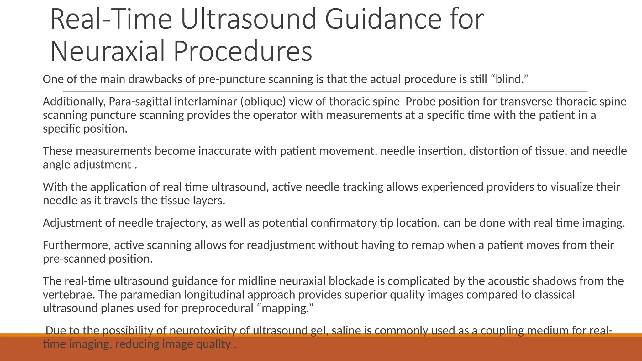sonoanatomy of spine anaesthesia pov ppt. | PPTX
