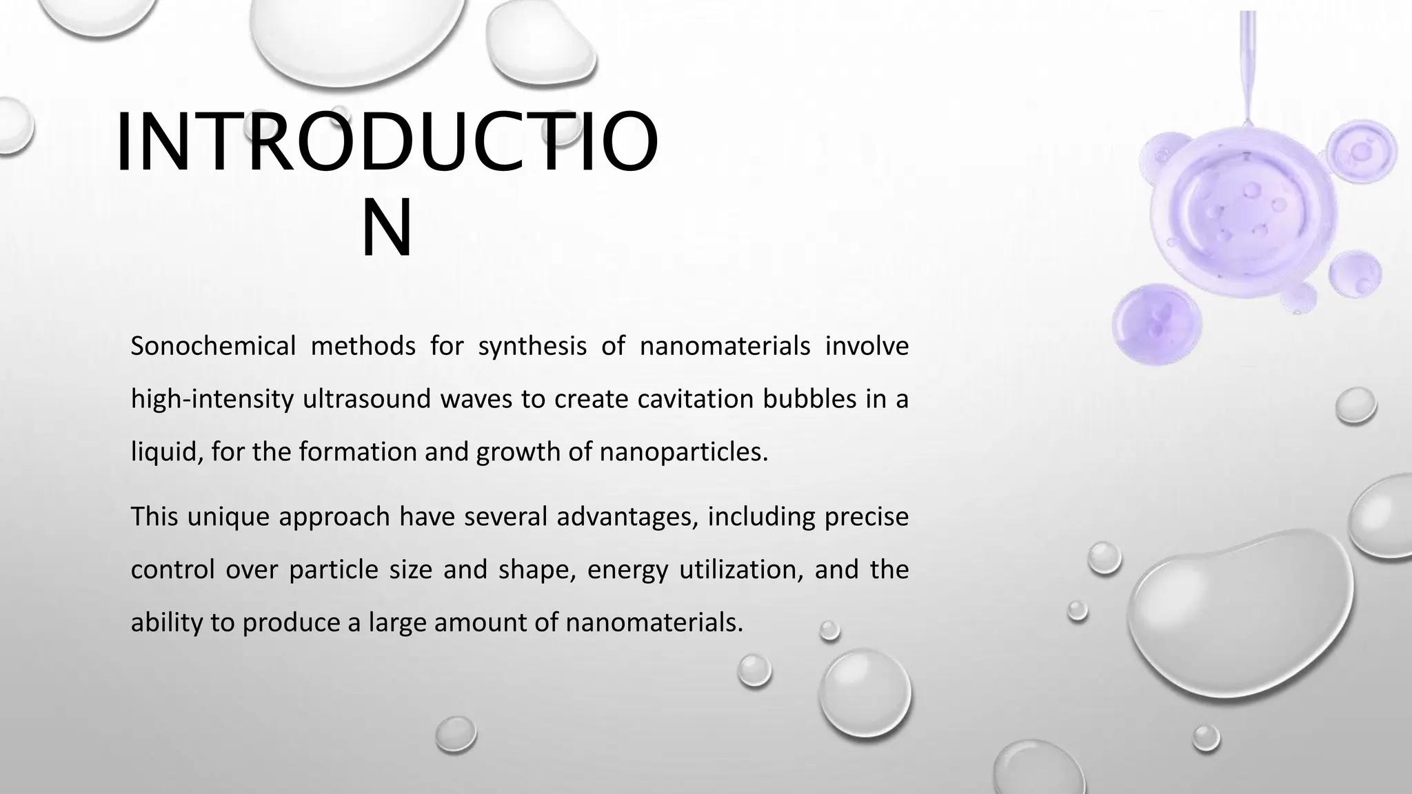 Sonochemical method of synthesis of nanoparticles.pptx