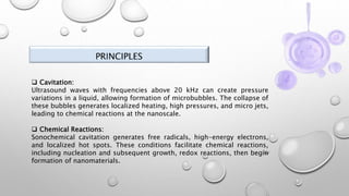Sonochemical method of synthesis of nanoparticles.pptx