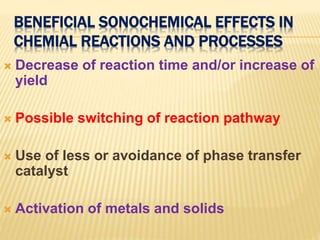 Sonochemistry | PPTX