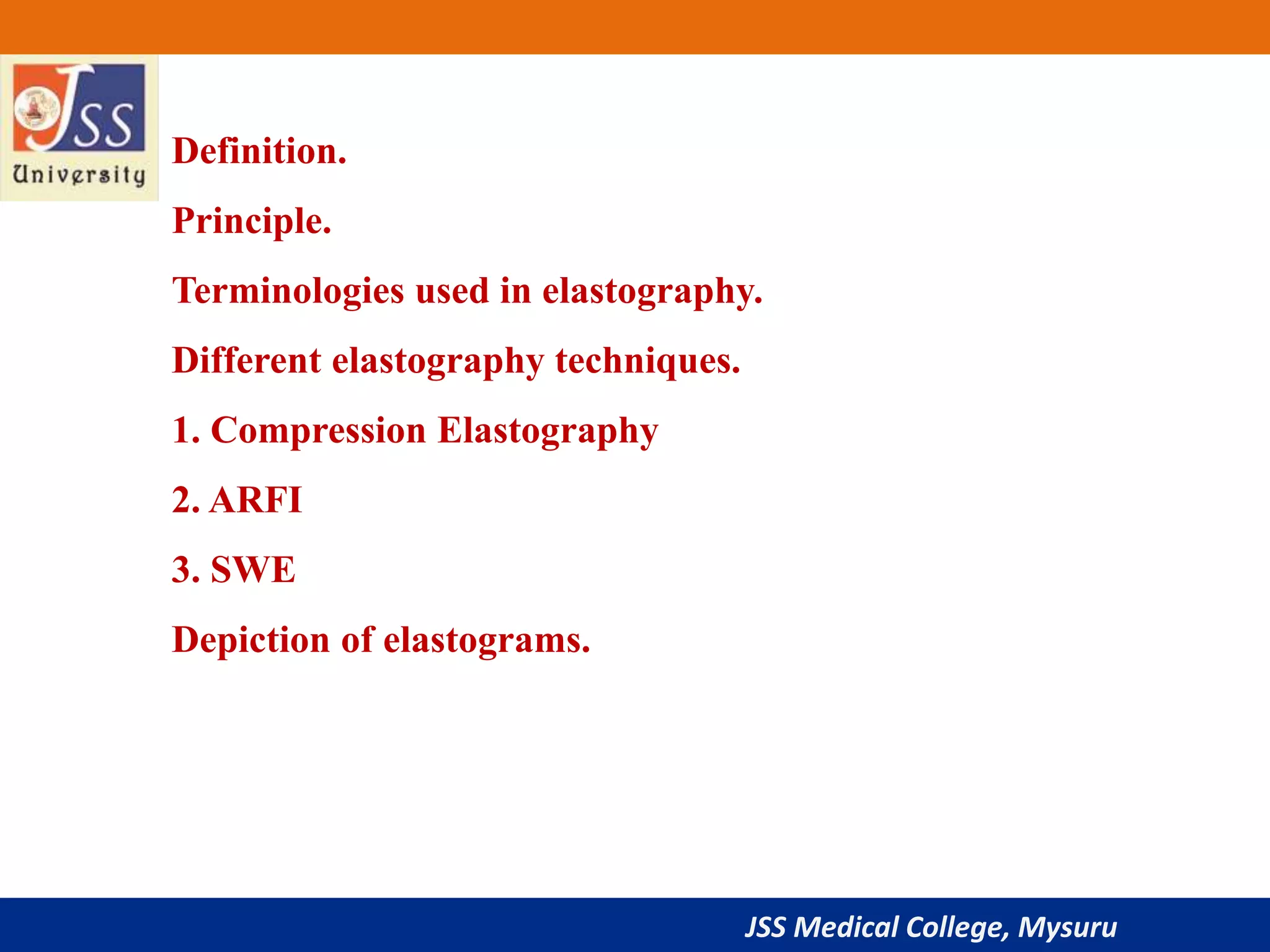 SONOELASTOGRAPHY | PPTX