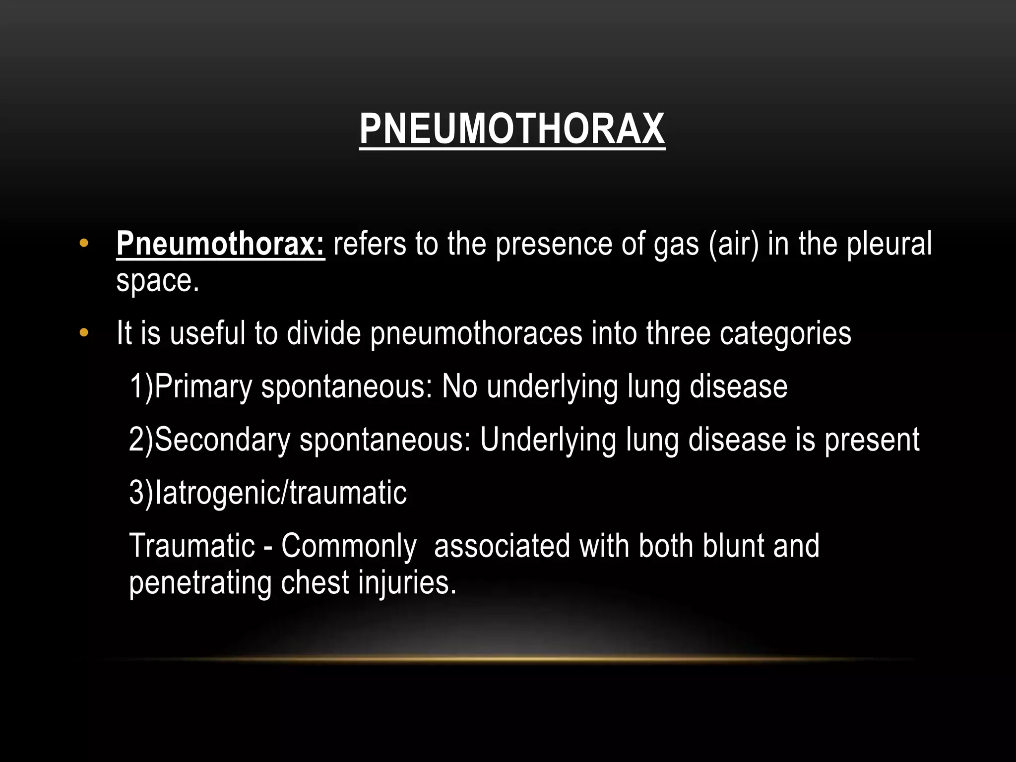 Sonographic features of pneumothorax dr suresh | PPTX