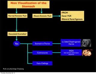 Sonography of fetal GIT | PDF