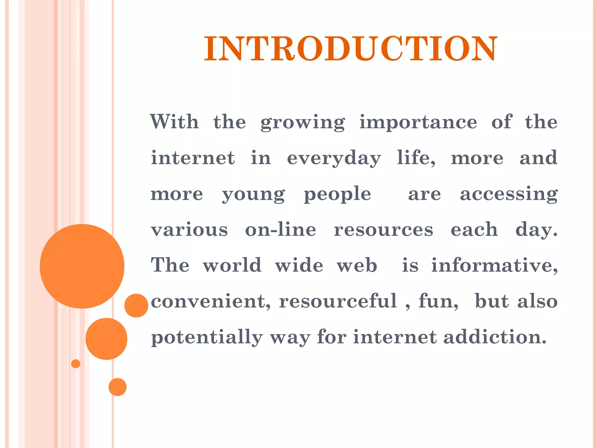Internet Addiction among Youngers | PPT