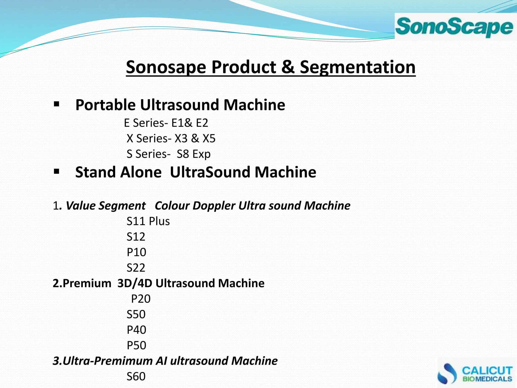 Sonoscape Ultrasound Product presentation .pptx