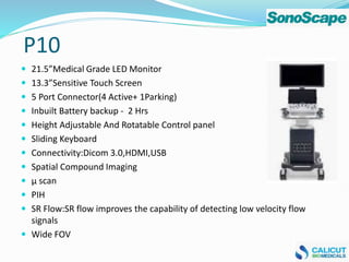 Sonoscape Ultrasound Product presentation .pptx