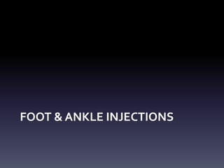 Ultrasound Guided Injections - Lower Extremity | PDF