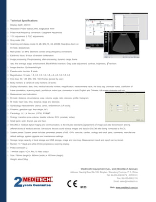 Sonoview Color Doppler Scanner | PDF