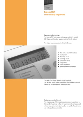 Sontex Supercal 531 Multifunctional Integrator - Brochure | PDF