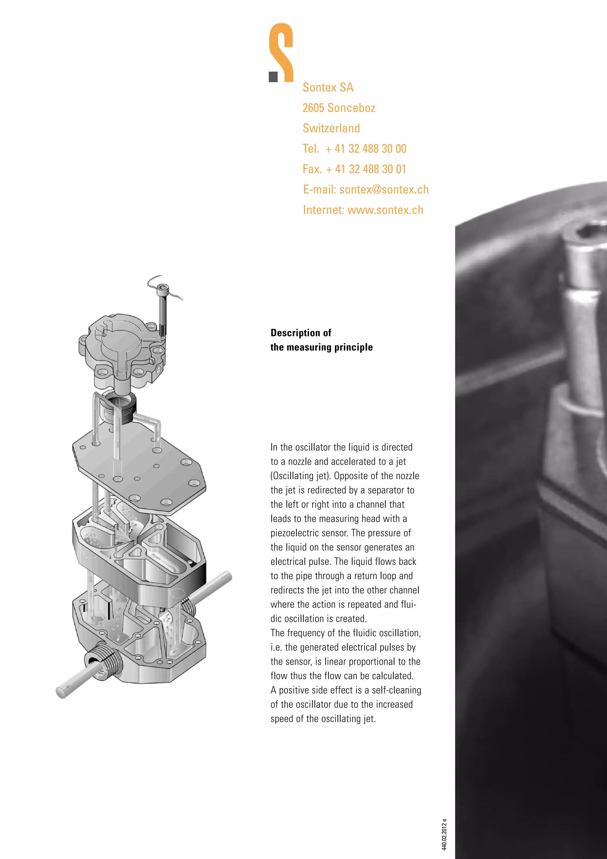 Sontex Superstatic 440 Static Heat Meter And Cooling Meter - Brochure | PDF