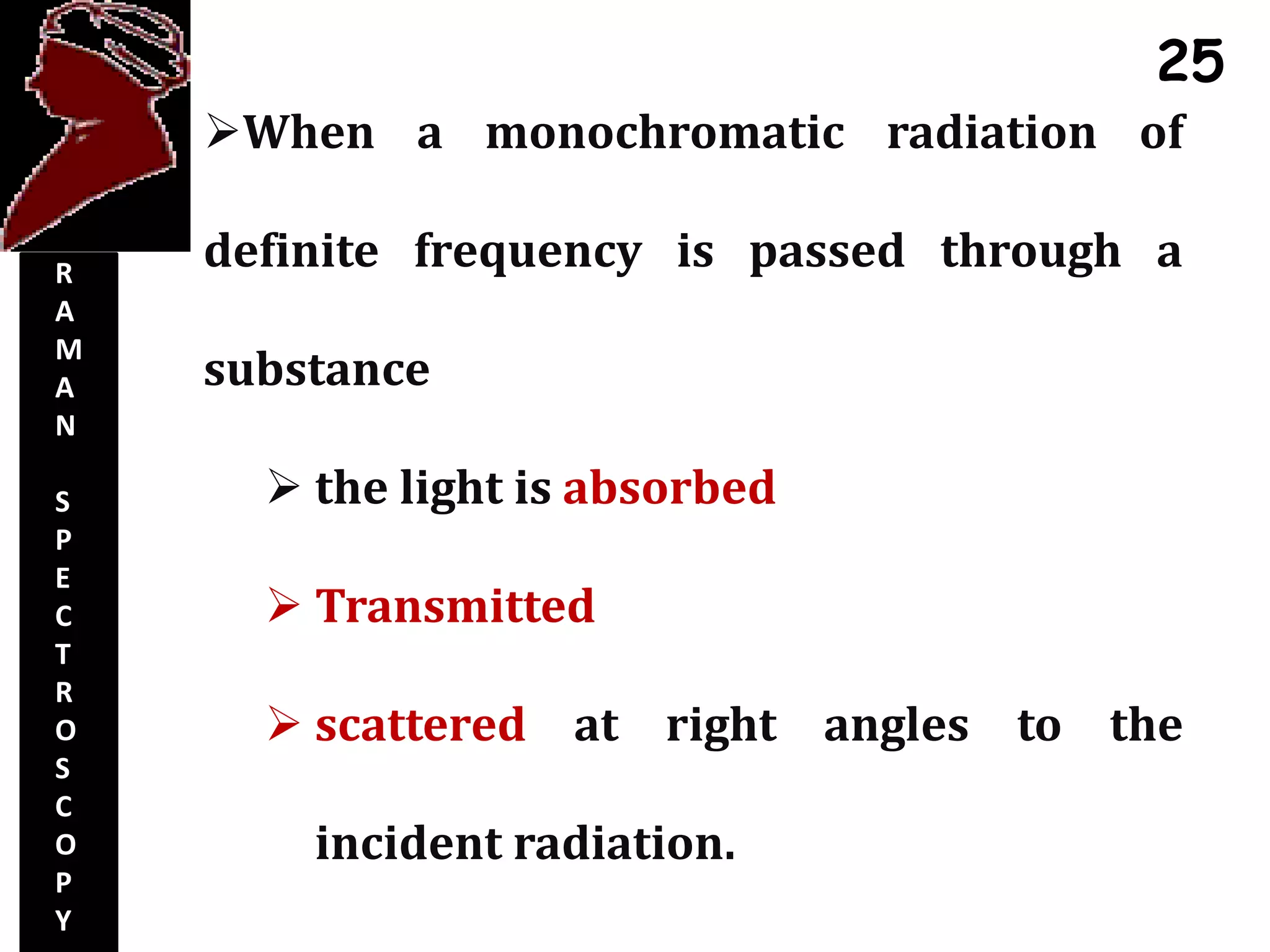 Sonu Benny Raman spectroscopy ppt | PPTX