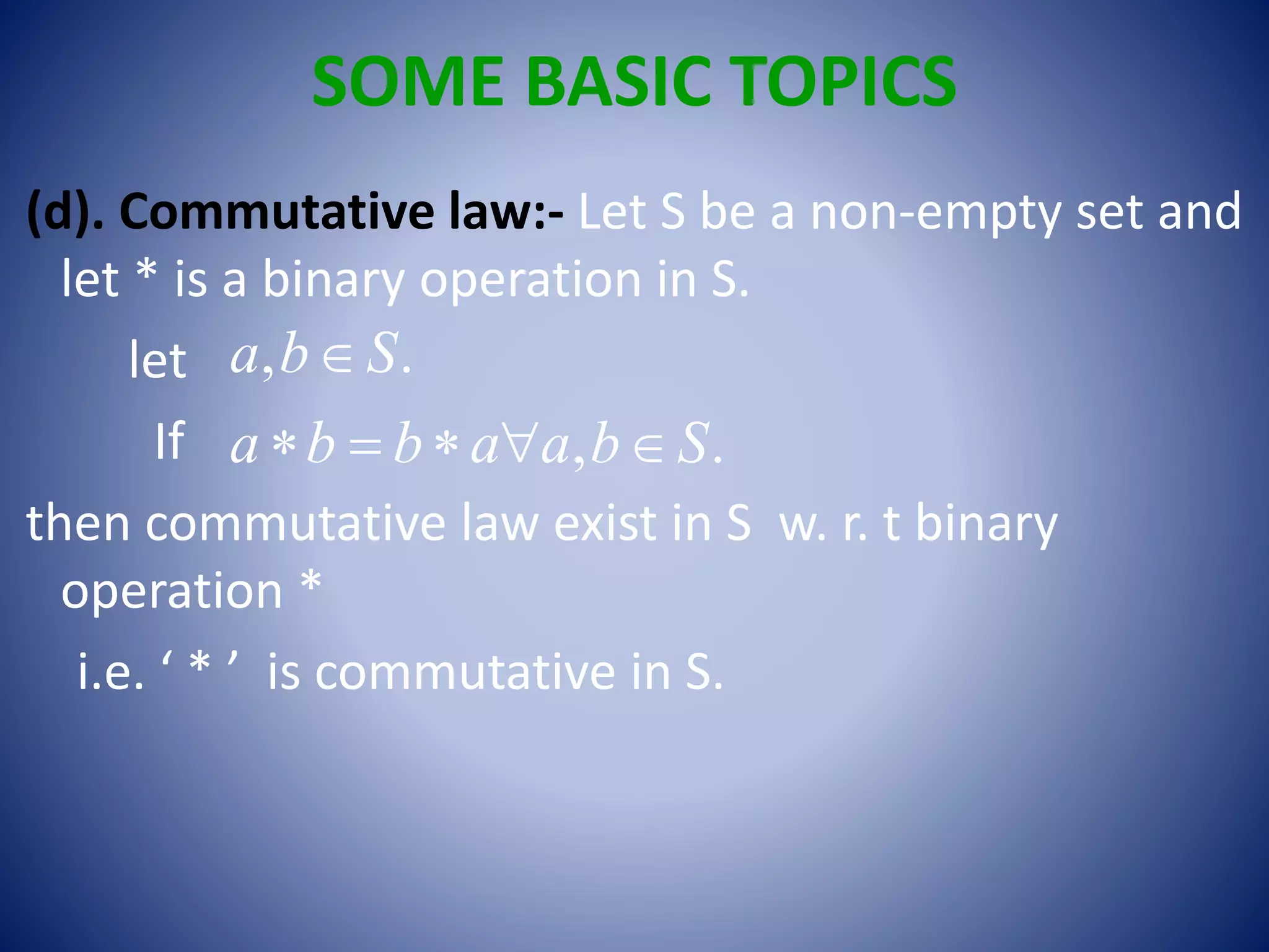 GROUP, SUBGROUP, ABELIAN GROUP, NORMAL SUBGROUP, CONJUGATE NUMBER,NORMALIZER OF SOME IMPORTANT ...
