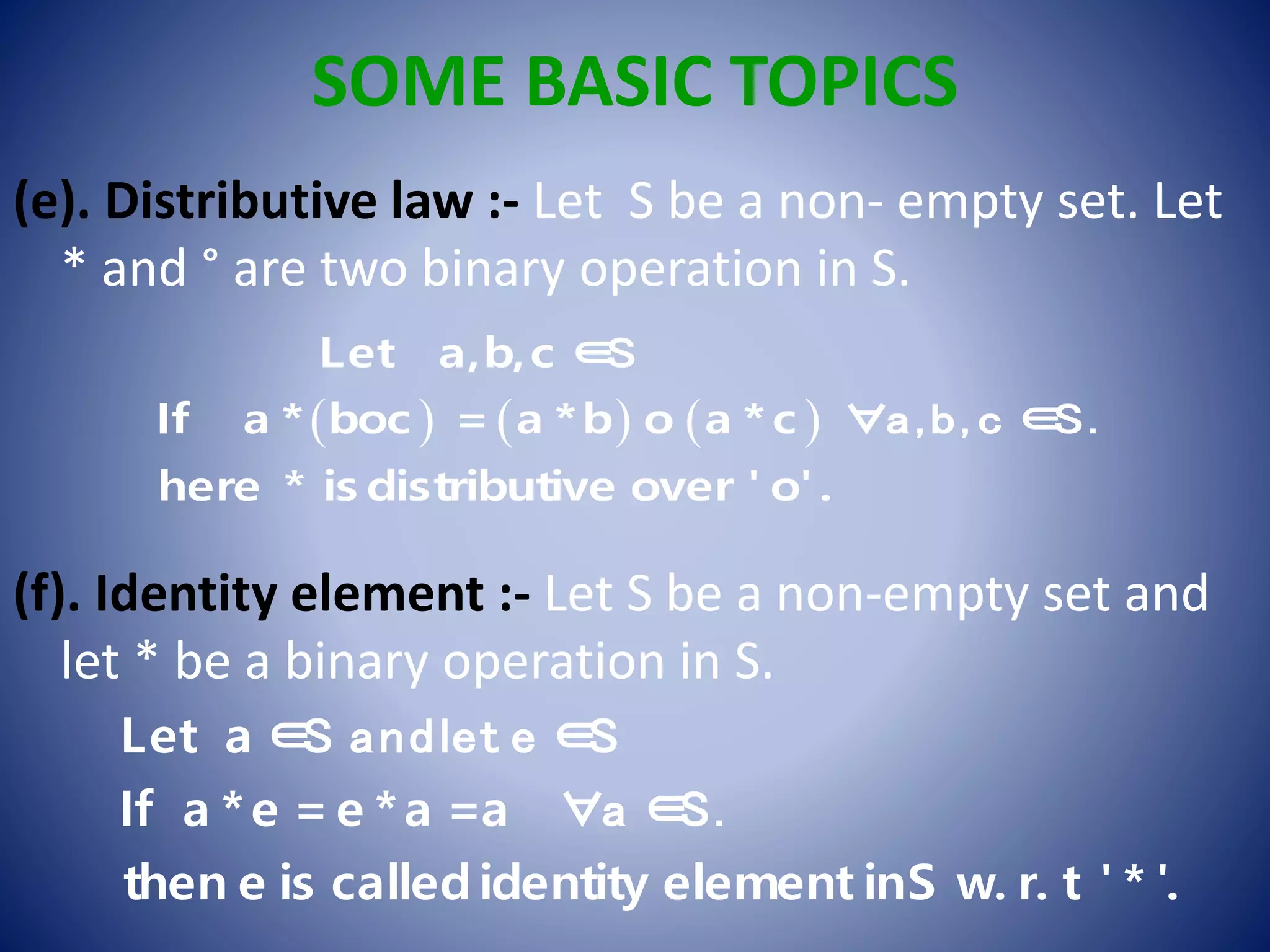 GROUP, SUBGROUP, ABELIAN GROUP, NORMAL SUBGROUP, CONJUGATE NUMBER,NORMALIZER OF SOME IMPORTANT ...