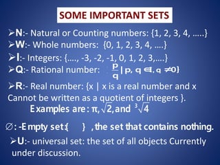 SET THEORY AND THEIR APLICATION | PPTX