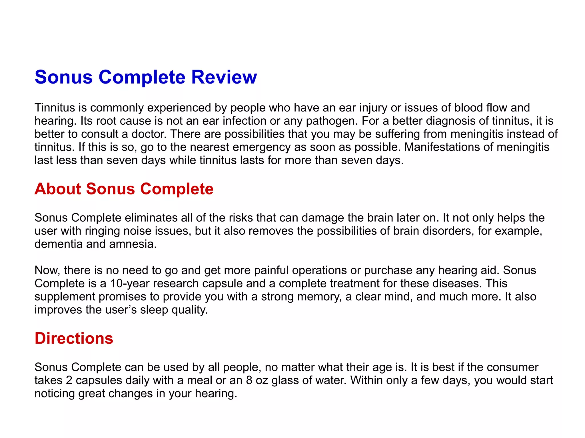 Sonus complete review | PPT