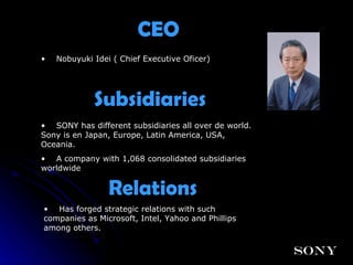 Sony | PPT