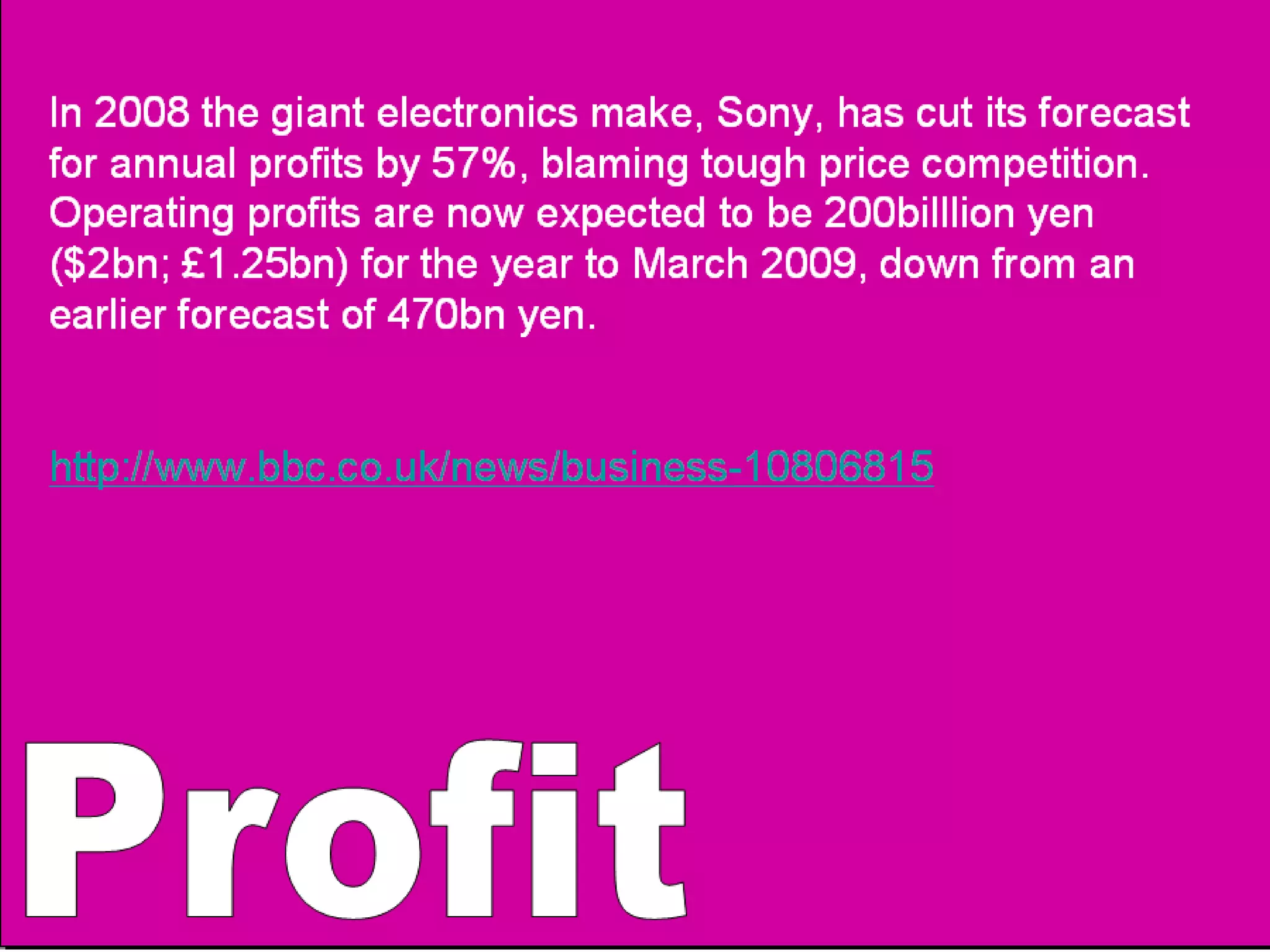 Sony Presentation :) | PPT