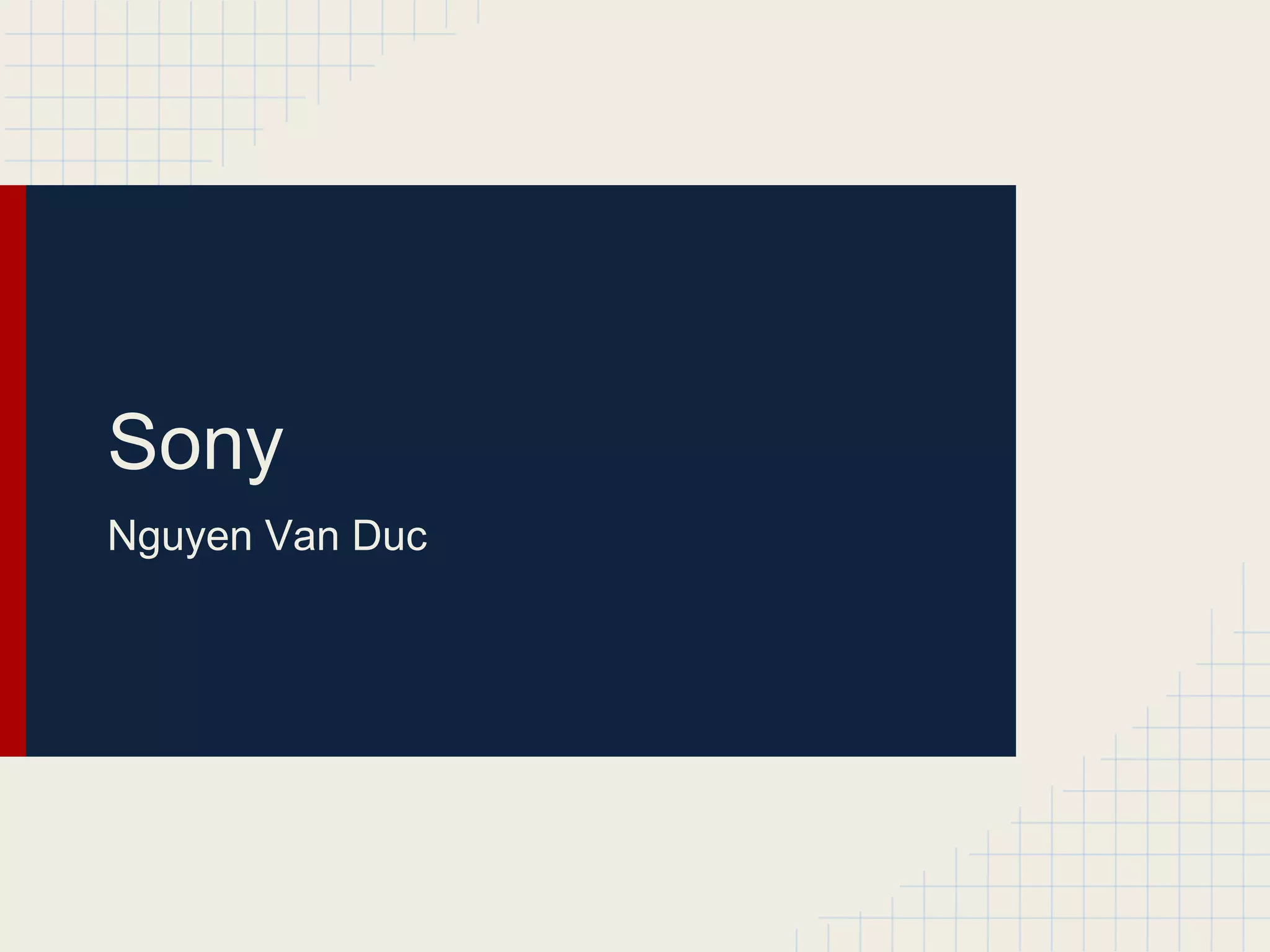 Sony | PPT