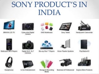 Sony Products List
