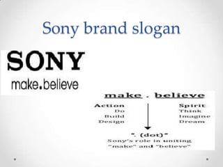 Sony Slogan
