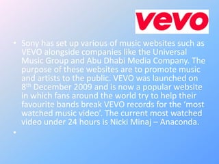 Sony Music Case Study | PPTX