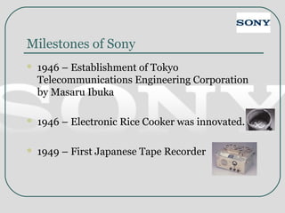 Sony | PPT