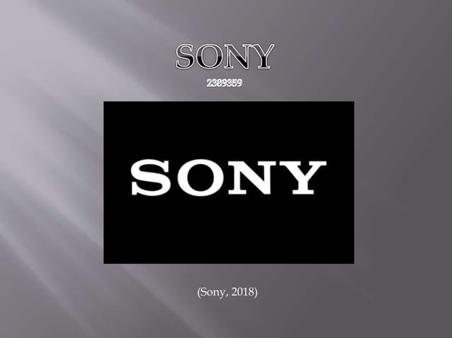 Sony | PPT