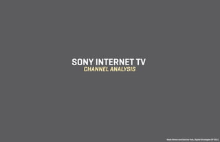 Sony channels | PDF