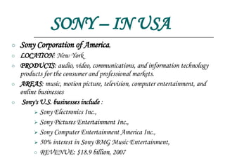 Sony Final | PPT