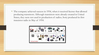 Strategic Analysis of Sony | PPTX
