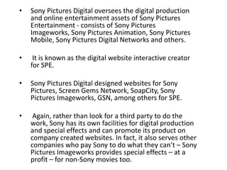 Sony and vertical integration | PPTX