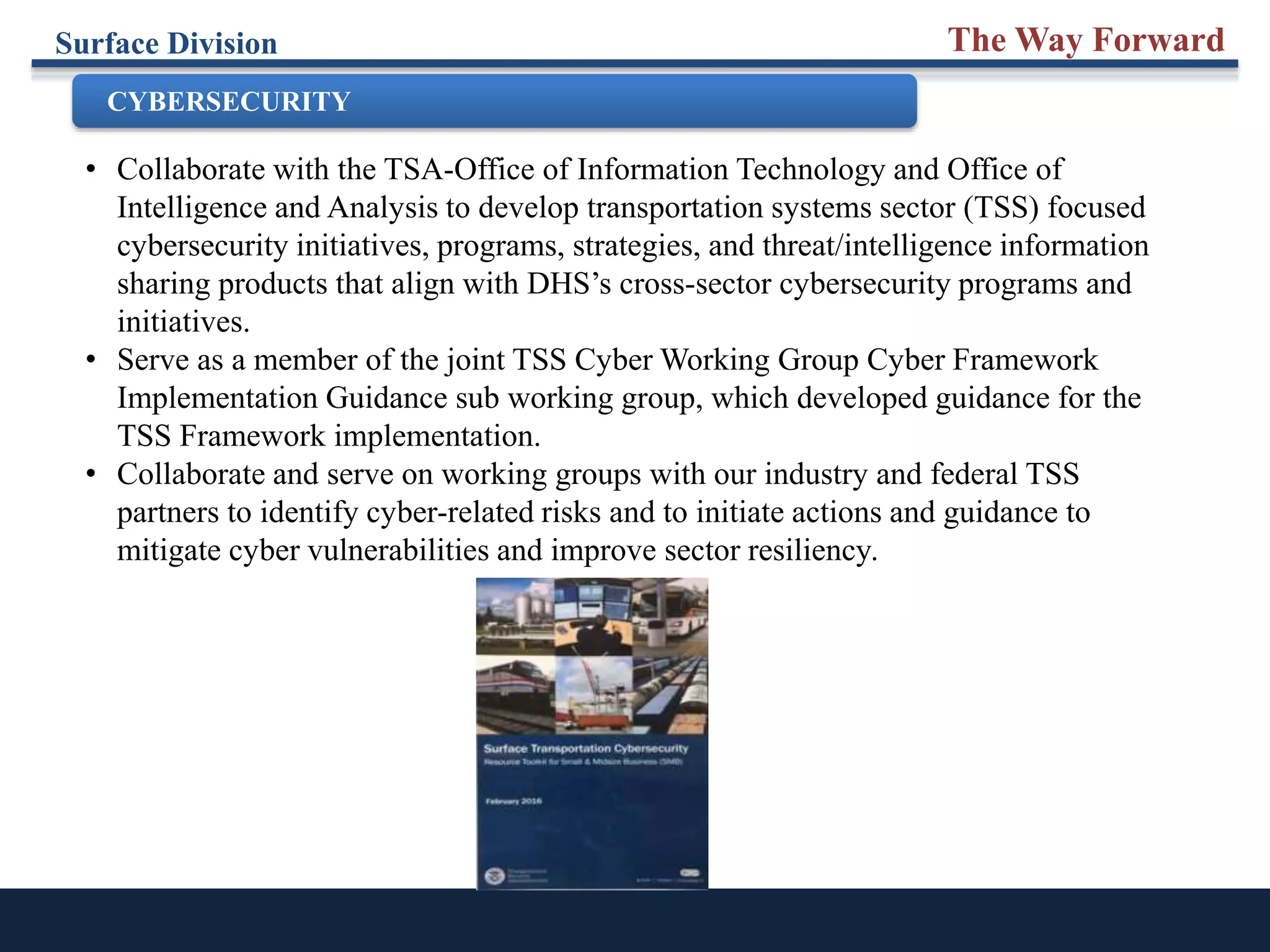 Surface Division, OSPIE, TSA | PPTX