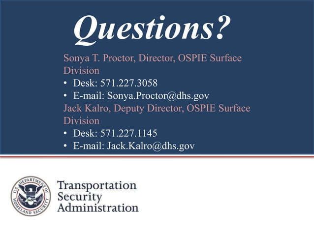 Surface Division, OSPIE, TSA | PPTX