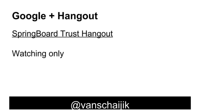 Springboard Trust Workshop | PPT | Internet | Computing