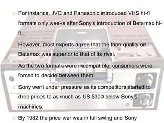 Sony betamax | PPSX
