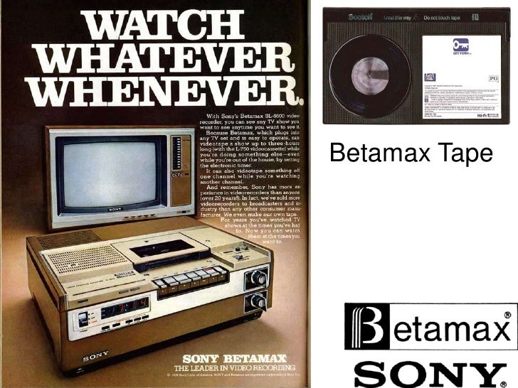 Sony betamax