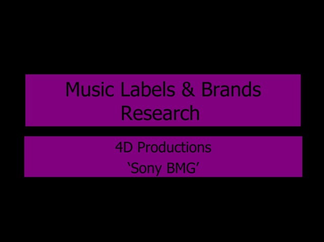 Sony B | PPT