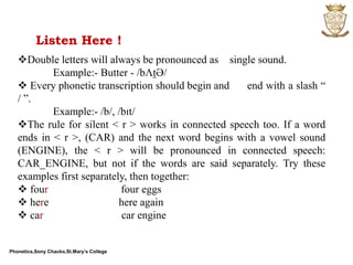 English-Phonetics and Practice Session | PPTX
