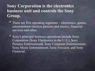 Sony Corp | PPT