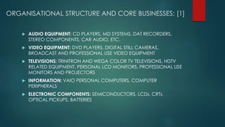 A CASE STUDY ON SONY CORPORATION | PPTX