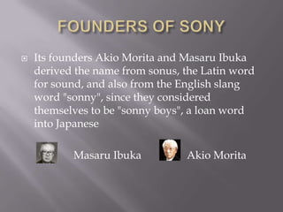 Sony corporation | PPTX