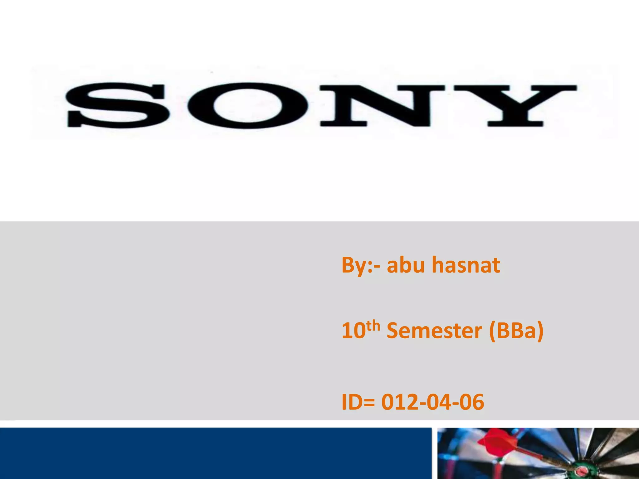 Sony corporation | PPTX