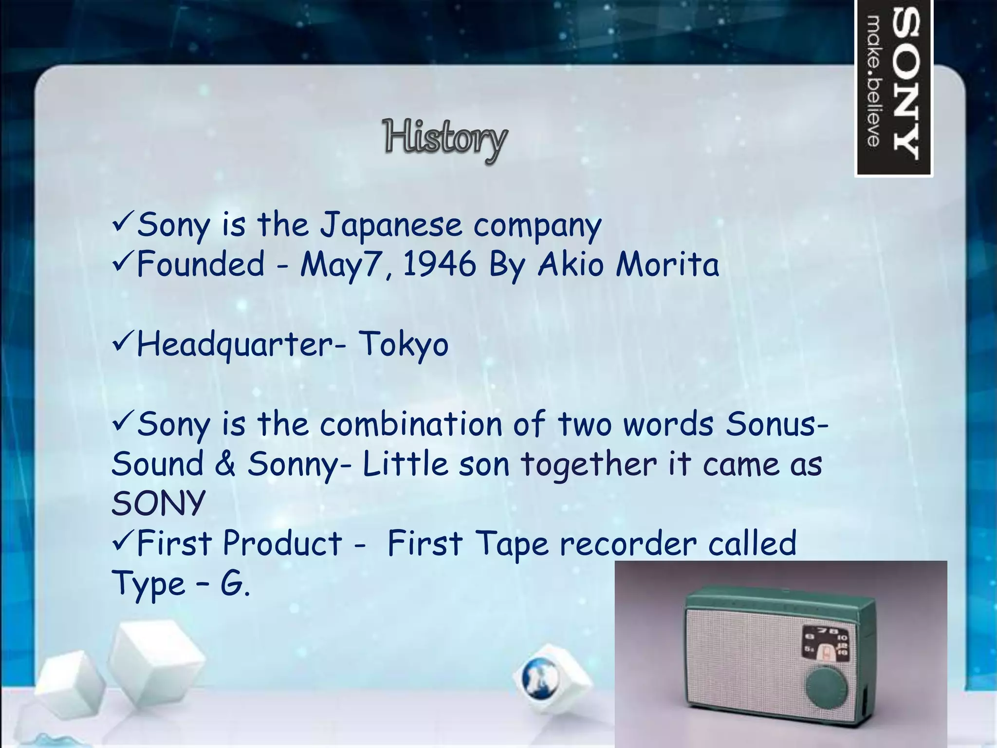 Sony corporation | PPTX