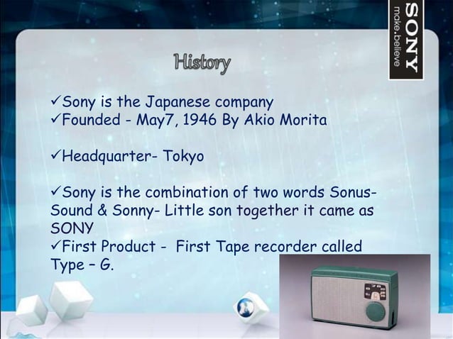 Sony corporation | PPTX