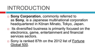Sony corporation | PPTX