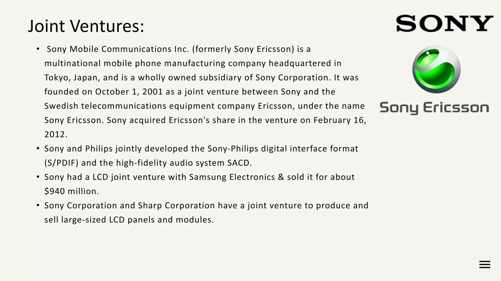 Sony corporation | PDF