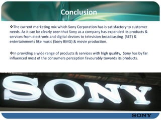ERP Case Study On Sony Corporation | PPT