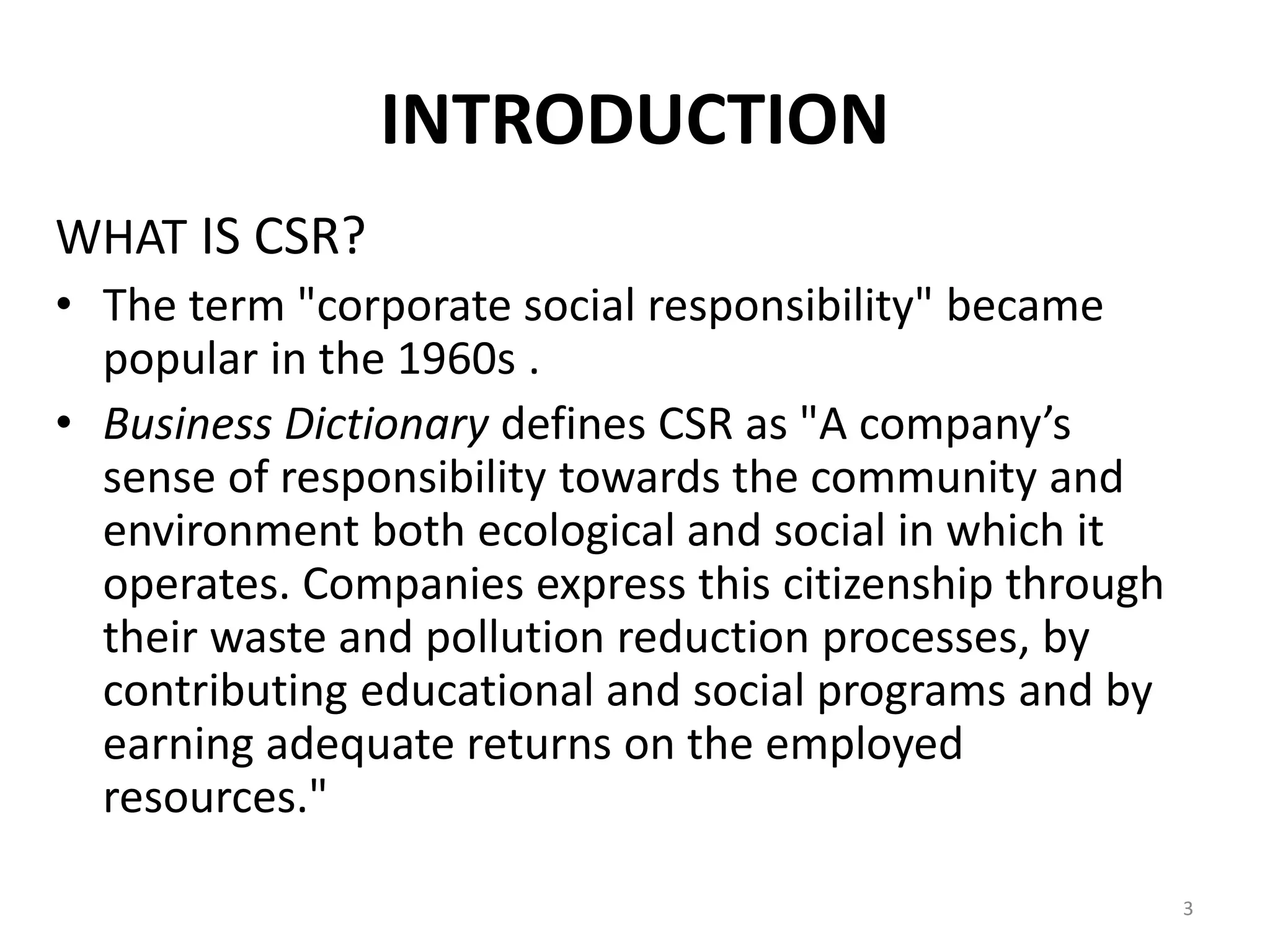 CSR activity of SONY | PPTX