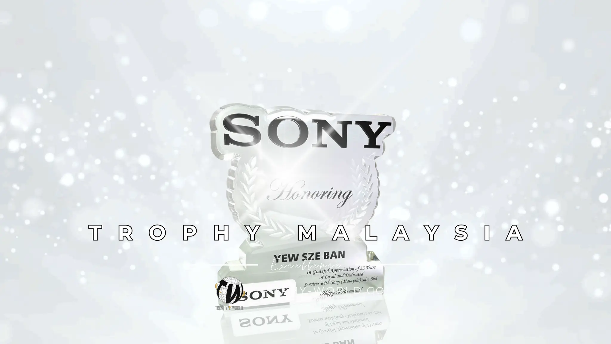 Sony Custom Plaques at Trophy-World Malaysia | Custom Trophies ...